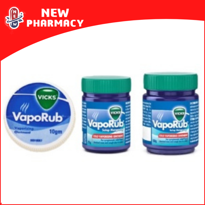 Vicks VapoRub Cold Vaporising Ointment 10g/ 25g/ 50g | Lazada
