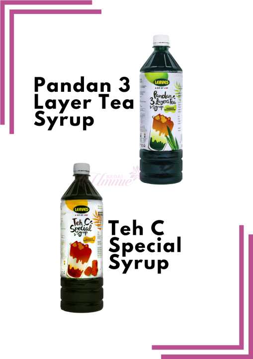 Sirap Pandan 3 Layer Tea & Tea C Special | Lazada