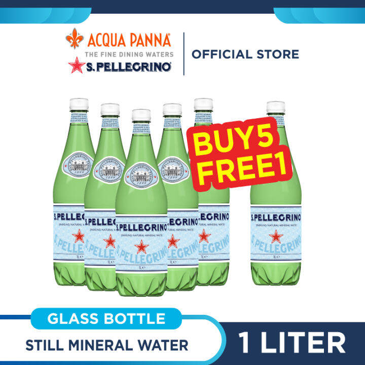 S.Pellegrino Sparkling Natural Mineral Water 1L PLASTIC Bottle PET San Pellegrino | Lazada