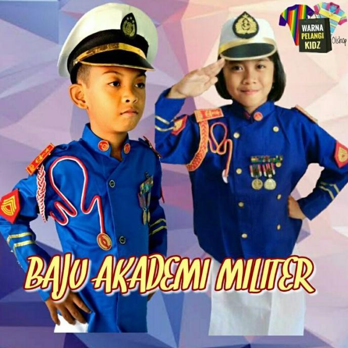 BAYAR DITEMPAT Baju Profesi Anak Putra Taruna Akmil / Akademi Militer Kostum Karnaval /KOSTUM ...