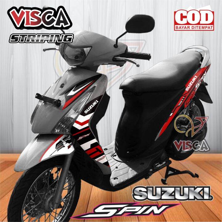 Stiker Striping Suzuki Spin 125 Variasi Hitech | Lazada Indonesia