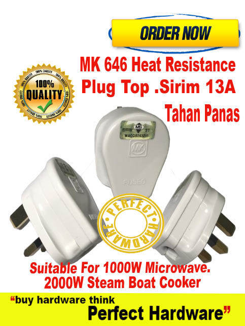 MK646 Heavy Duty Plug Top Sirim Approval 13A 240V | Lazada