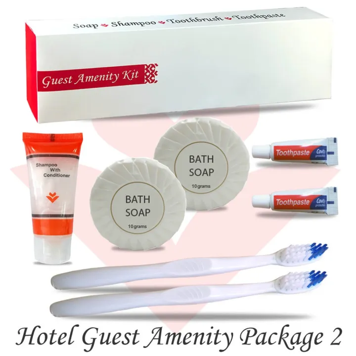☂HOTEL GUEST AMENITY KIT PACKAGE 2 AirBnb Staycation Resort Hotel☃ ...