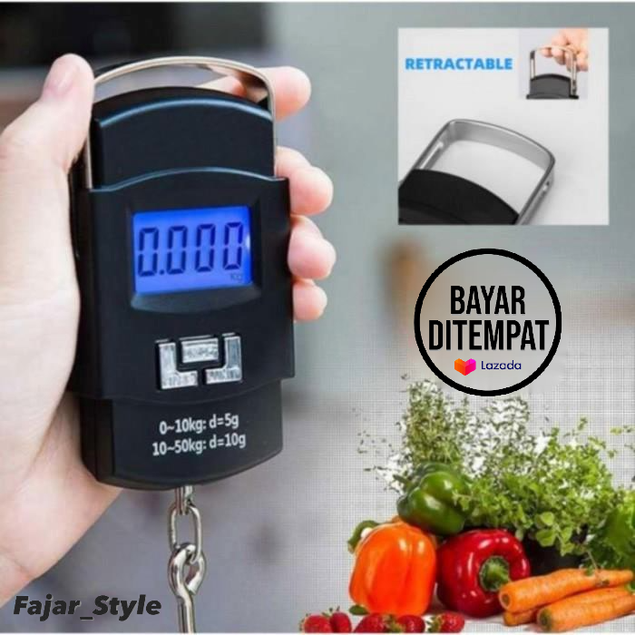 Timbangan Gantung Digital 50kg Murah Timbangan Gantungan Timbangan ...