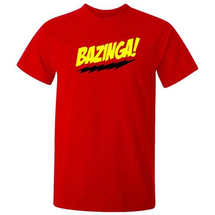 Tshirt Statement Shirt For Men and Women Unisex Bazinga Shows tbbt Tektra | Lazada PH
