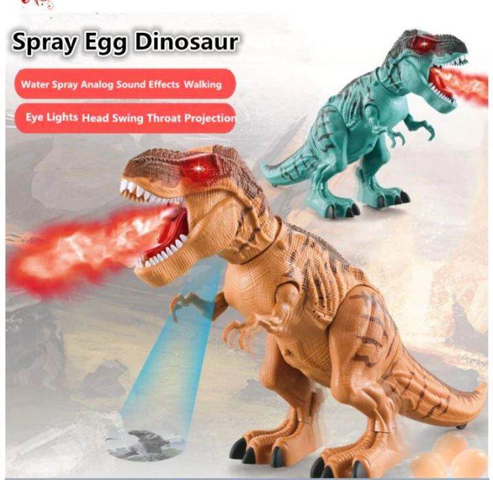 Super Big Electric Tyrannosaurus Dinosaur Simulation Model 47CM Eye ...