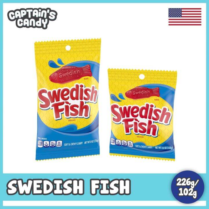Swedish Fish Soft Chewy Candy 3.6oz/8oz bags American Candy | Lazada PH