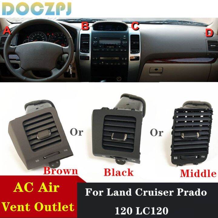 Car Front Dashboard A/C Air Outlet Vent For Toyota Land Cruiser Prado ...