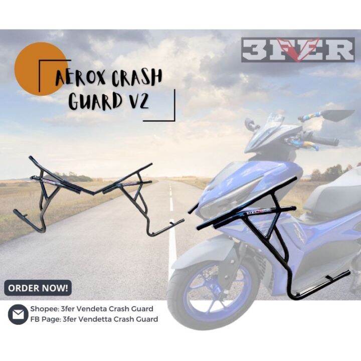 Factory direct sales AEROX v1 V2 acrylic and powder coated finish crash ...