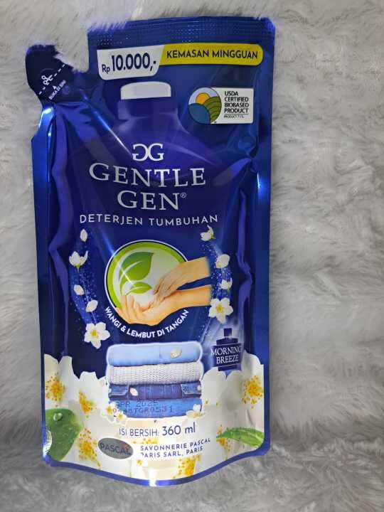 Gentle Gen Liquid Detergent Morning Breeze REFFIL - 360 ML / Detergent ...
