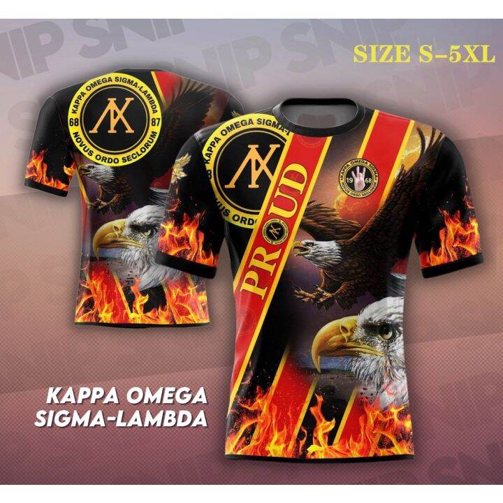 TV Animation Kappa Sigma- Lambda Full Sublimation FRAT Men T Shirt ...
