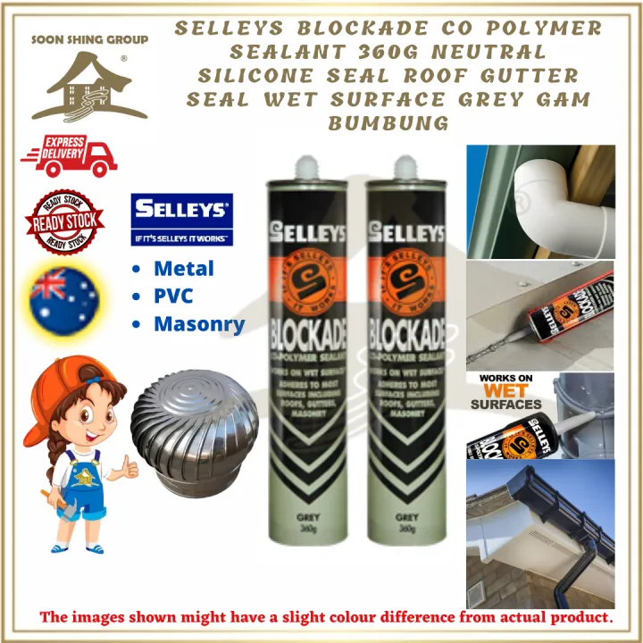 Selleys Blockade Co Polymer Sealant 360g Neutral Silicone Seal Roof ...