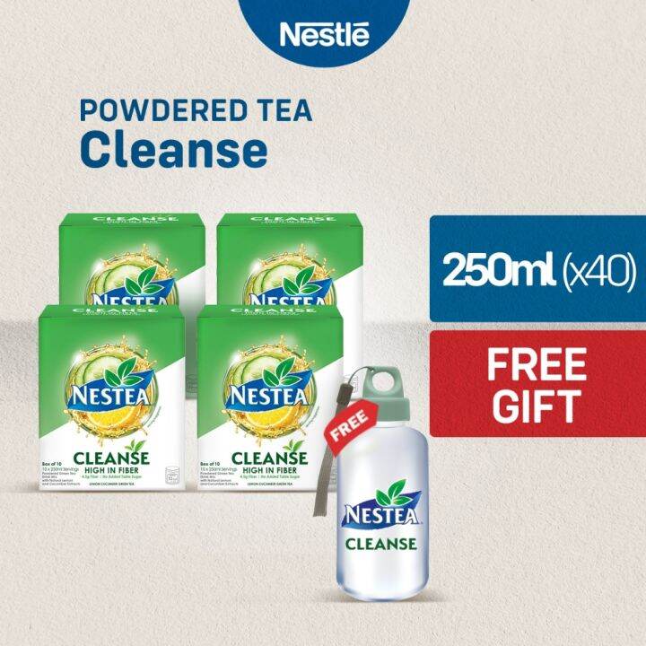☃ Nestea Cleanse Lemon Cucumber Powdered Green Tea with Fiber 250ml ...