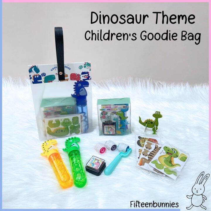 Dino Goodie Bag | Dinosaur Theme Party Favor | Birthday Gift Children ...