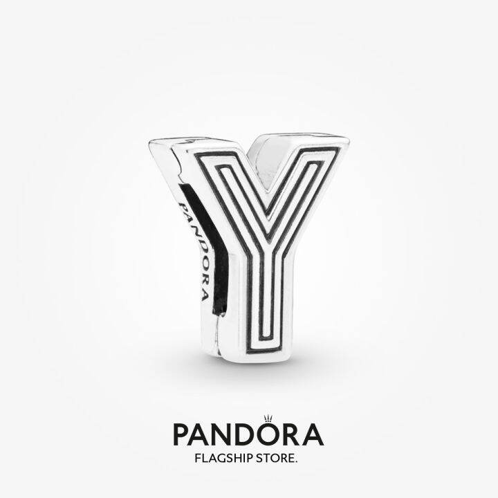 2021 Original Pandoras Reflexions Letter Y Clip Charm | Lazada PH