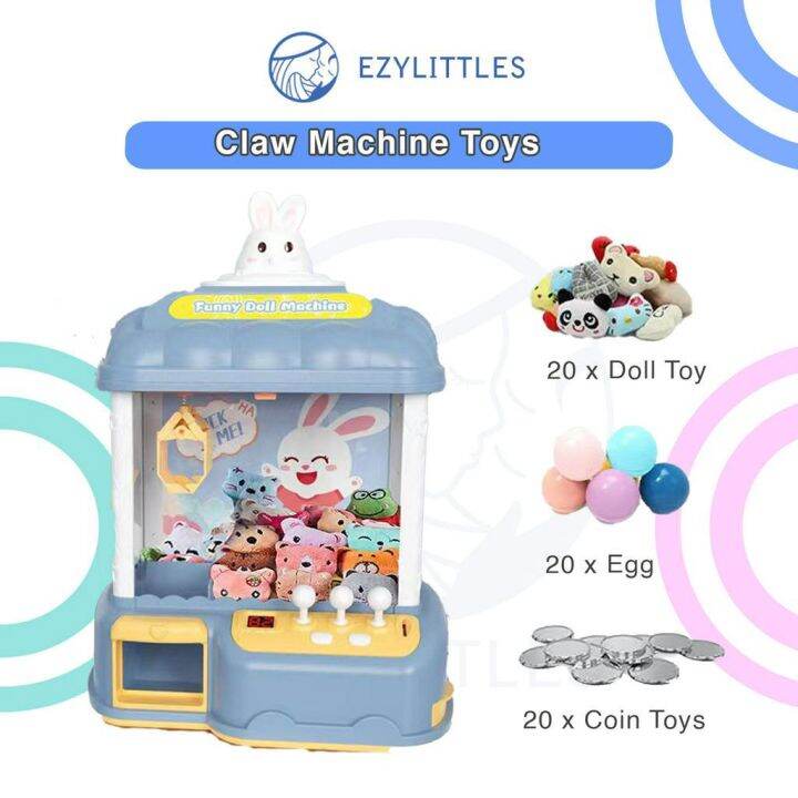EZYLITTLES Large Claw Machine Toys Grab Doll Catcher Game Birthday Gift ...