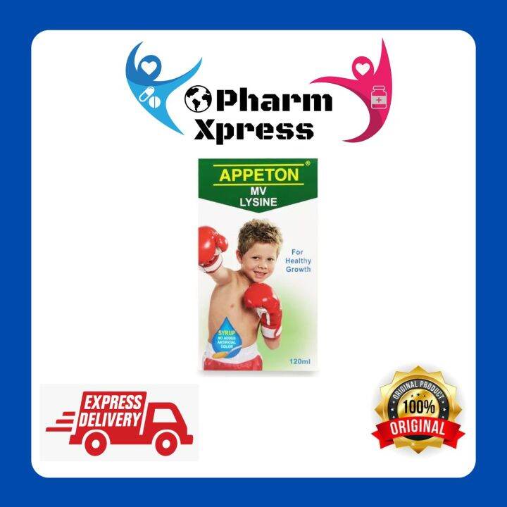 APPETON MULTIVITAMIN LYSINE SYRUP 120ML | Lazada