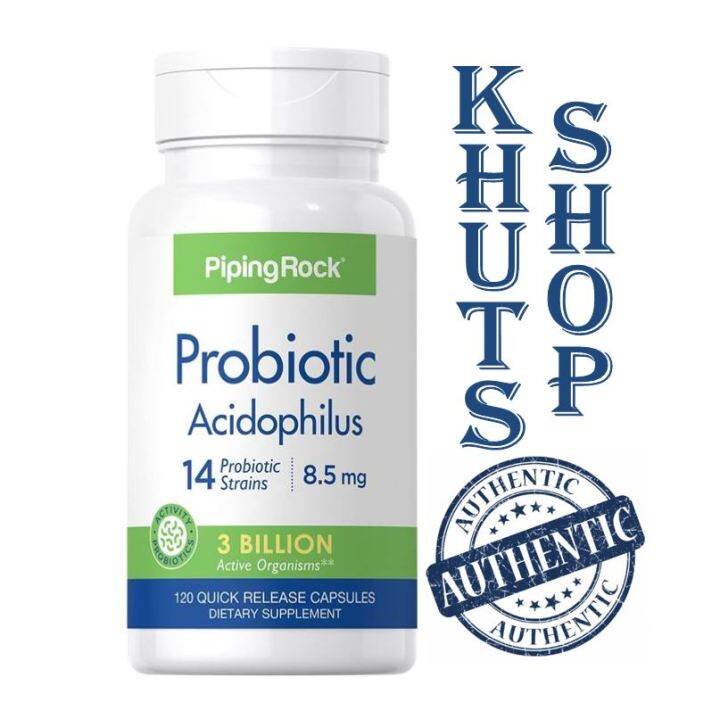 Probiotic Acidophilus 14 Strains 3 Billion Organisms 120 Capsules ...
