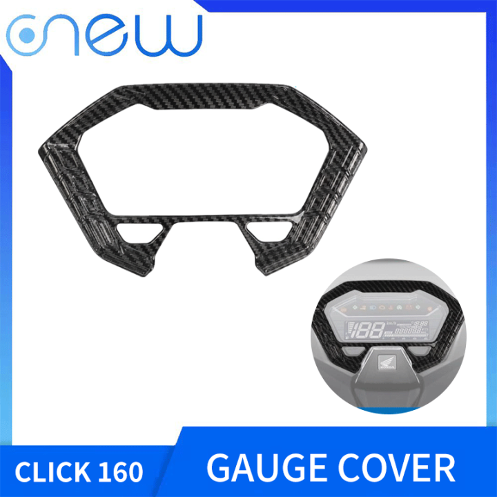 Onew Motorcycle Honda Click 160 Panel Cover Gauge Protector Garnish 6D ...