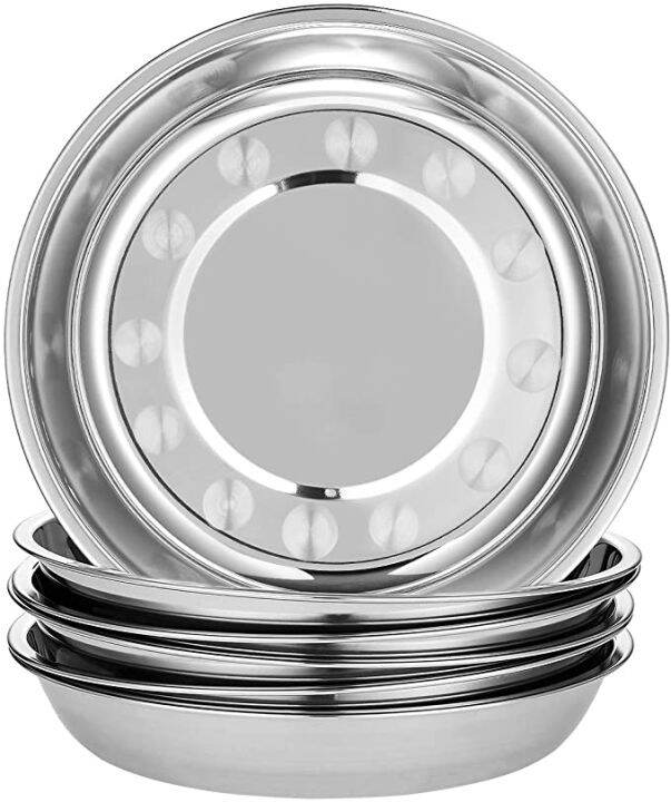 Stainless Steel Dinner Deep Plate | Lazada PH