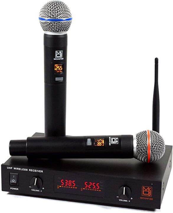 Mr. Dj Wireless Microphone System (MICUHF-300) | Lazada PH