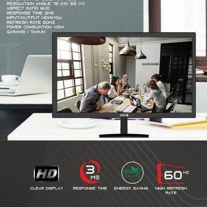 MONITOR LED Monitor SPC SM-19HD 19 inch Monitor | Lazada Indonesia