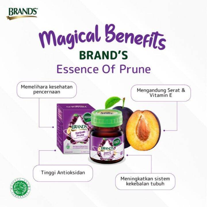 Brand's Essence of Prune 42 Gr x 6 botol brands. vitamin | Lazada Indonesia