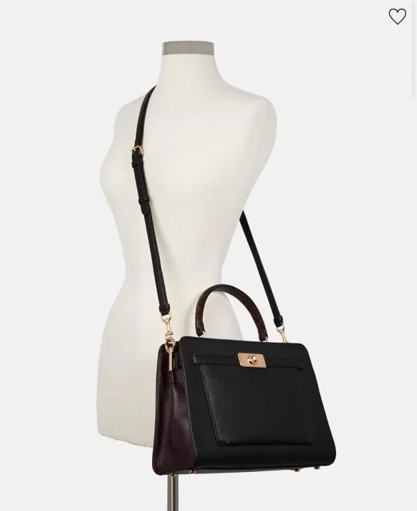 Original Coach C8211 Lane Carryall Refined pebble leather and snake ...