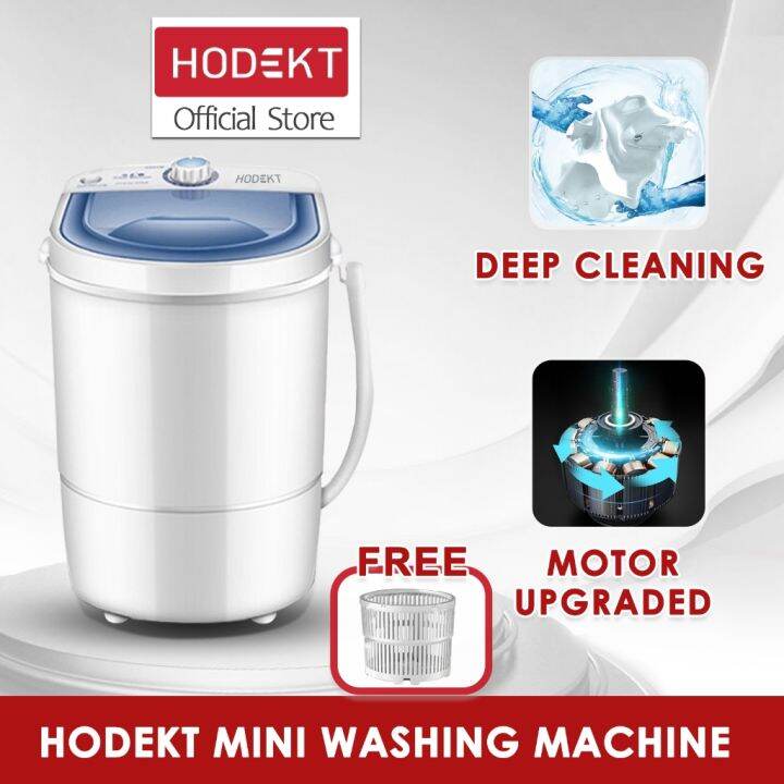 HODEKT mini portable washing machine Washing and dehydrating in one ...