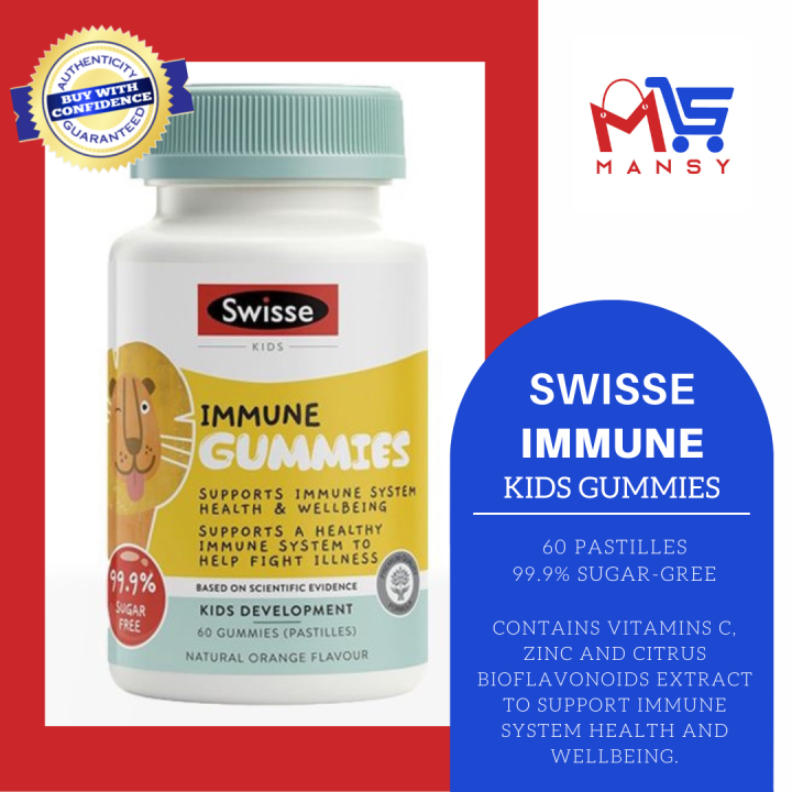 Swisse Kids Immune Gummies Orange Flavor | Lazada PH