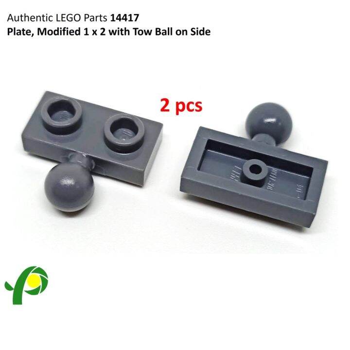 ♠☢ LEGO Parts 14417 Plate Modified 1x2 with Tow ball Side Sold per 2 ...