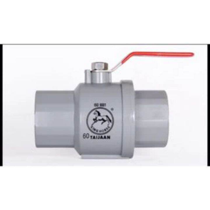 Van nhựa pvc tay inox cầu xi phi 21/27/34/42/49 Taijan, van tay gạt ...
