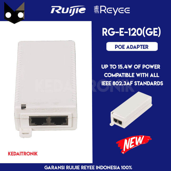 Ruijie RG-E-120(GE) PoE Adapter Power 1000Base-T 802.3af ORI | Lazada Indonesia