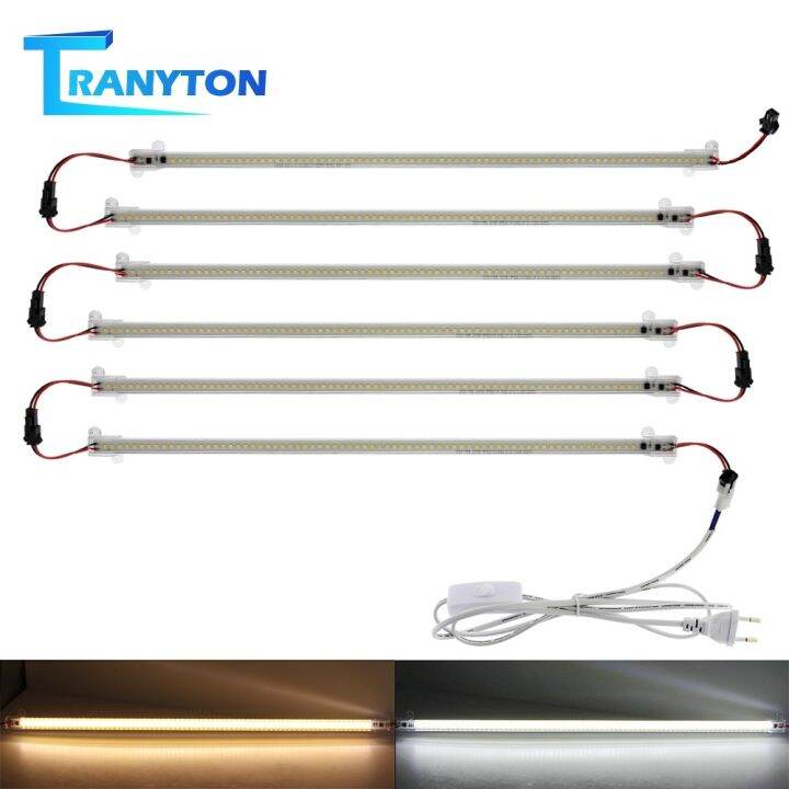 220V 50cm 8W LED Tube Light 72LEDs LED Fluorescent Tubes 1-6pcs Set ...
