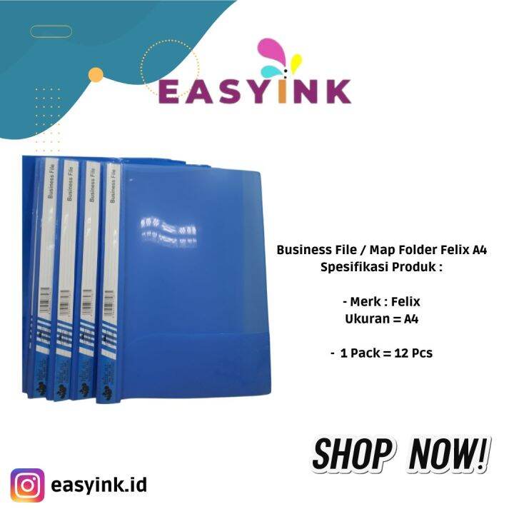 Business File / Bisnis File Felix 940 - A4 Biru | Lazada Indonesia
