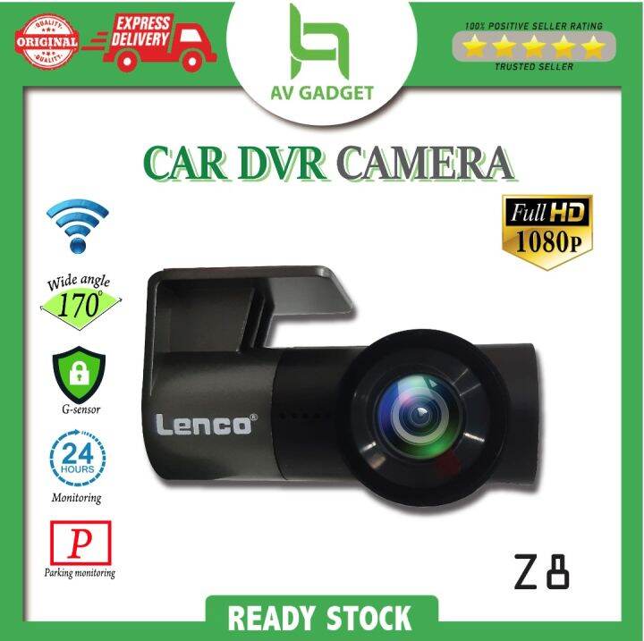 Lenco DVR Recorder 1080P HD Vehicle Drive Auto Video Wifi Smart Connect ...