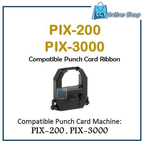Amano PIX200 PIX3000 PIX-200 PIX-3000 COMPATIBLE Time Recorder Ribbon ...
