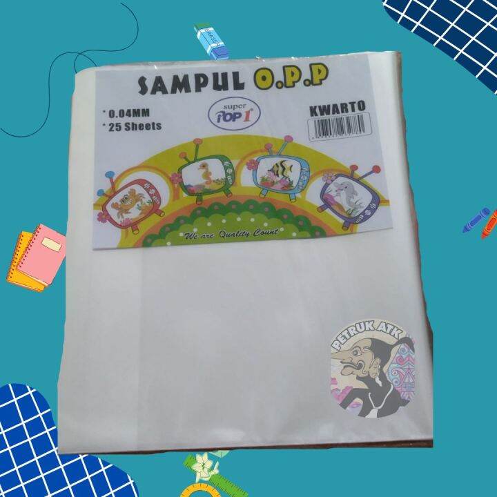 [PAK] SAMPUL PLASTIK POP1 SEALKING KWARTO / SAMPUL BUKU / SAMPUL BENING* | Lazada Indonesia
