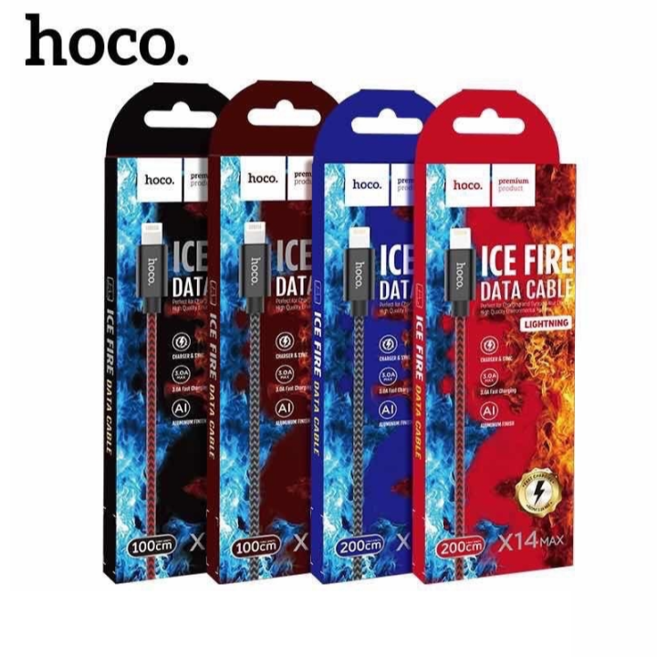 Hoco X14 Max สายชาร์จเร็ว 3A 1-2 เมตร | Lazada.co.th