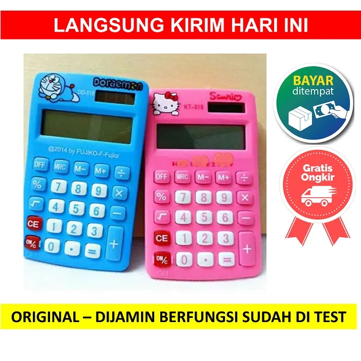KALKULATOR KARAKTER CALCULATOR LUCU UNIK MINI | Lazada Indonesia