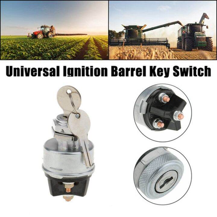 12V Universal Ignition Switch with Keys Ignition Starter for Forklift ...