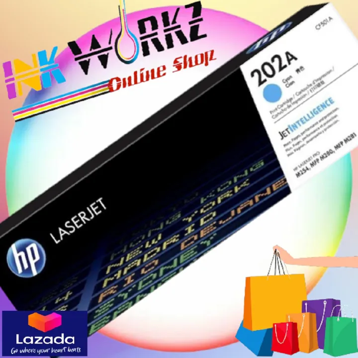 HP 202A Cyan Original LaserJet Toner Cartridge (CF501A) | Lazada PH
