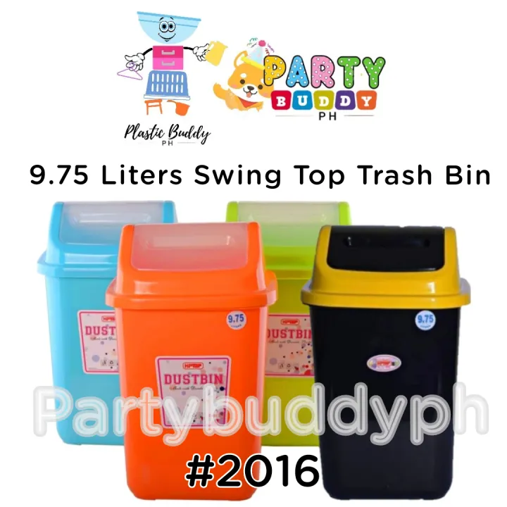 Swing- Type 9.75 Liter Trashcan Basurahan. Hi-top #2016 sold by ...