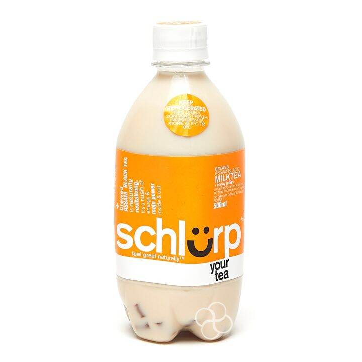 Schlurp Brewed Assam Black Milktea 500mL x6 | Lazada PH
