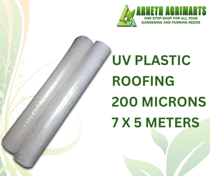 UV PLASTIC ROOFING 200 MICRONS (8 MIL) 7 METERS WIDE Garden Rain ...