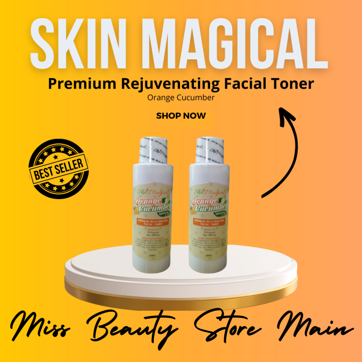 FACIAL TONER VIRAL SKIN MAGICAL REJUVENATING ORANGE CUCUMBER TONER ...