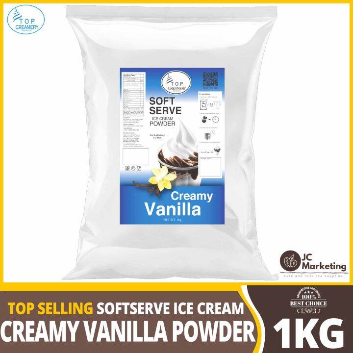 Top Creamery™ Top Mix Creamy Vanilla Soft Serve Powder 1kilo Top ...