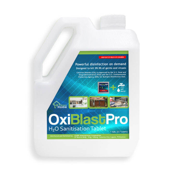 GREENHOME OXIBLAST PRO Sanitization 1 Gallon DWELLSPRING SHOP | Lazada PH