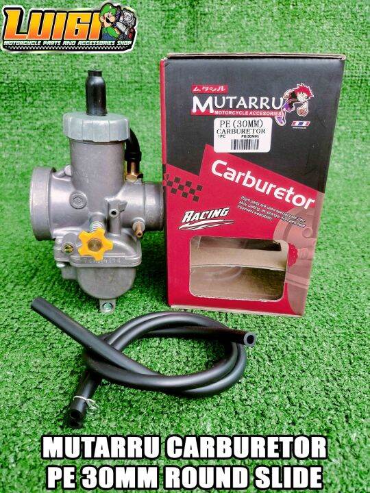 MUTARRU CARBURETOR PE 30MM ROUND SLIDE DOTTED SERIAL FACTORY POLISH ...