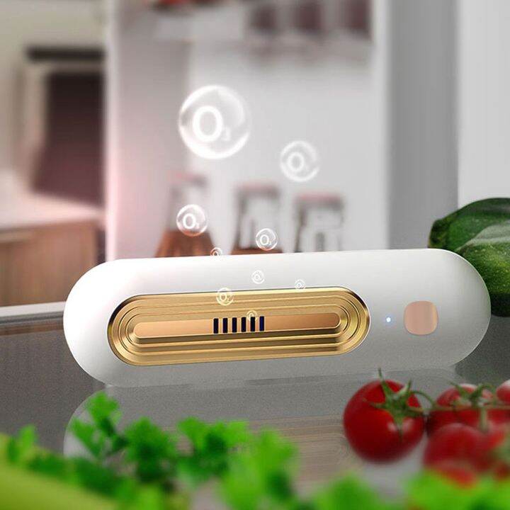 USB Refrigerator Odor Eliminator Remove Smoke Air Purifier Deodorant ...